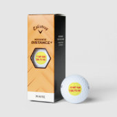Callaway Golf Balls- Bad Golfer Edition Golf Balls | Zazzle