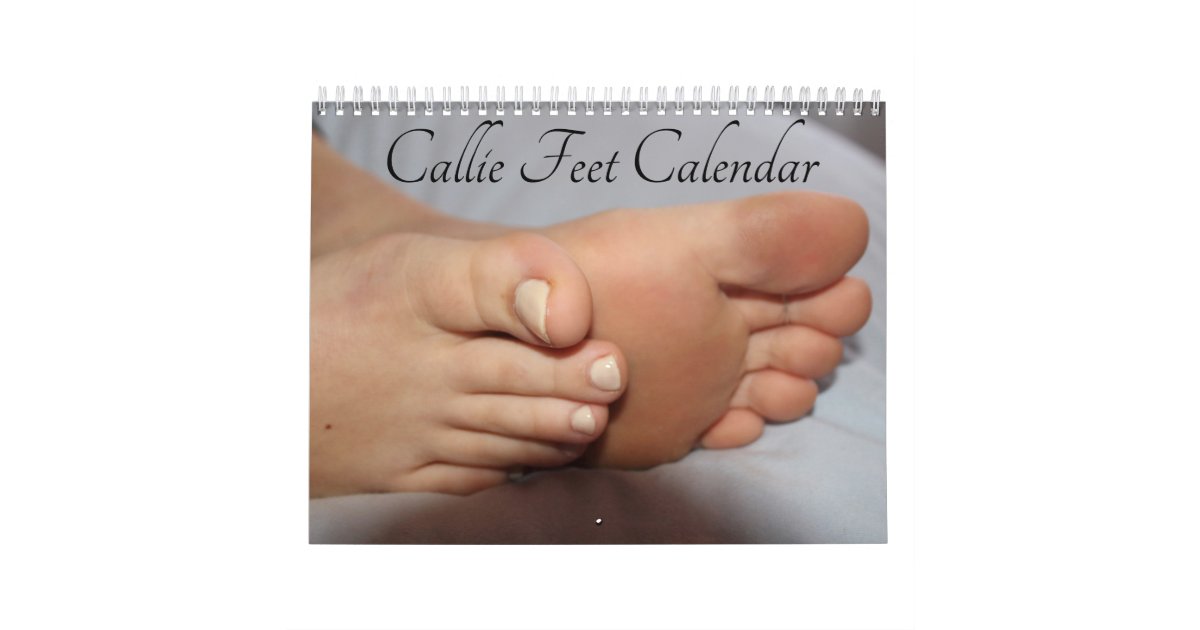 Callie Feet 12-month Calendar | Zazzle