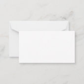 Calligraphed Script Name Modern Blush Pink White Note Card | Zazzle