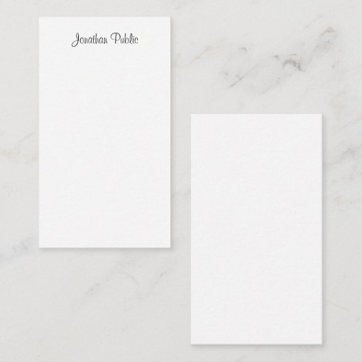 Calligraphed Script Name Template Modern Simple | Zazzle