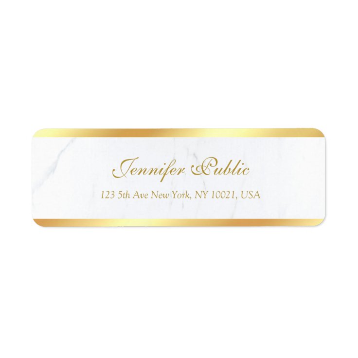 Calligraphic Script Text Elegant Modern Template Label | Zazzle