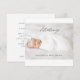 Calligraphy Birth Announcement Card | Zazzle