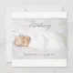 Calligraphy Birth Announcement Card | Zazzle