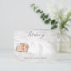 Calligraphy Birth Photo Postcard | Zazzle