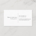 Calligraphy business card | Zazzle