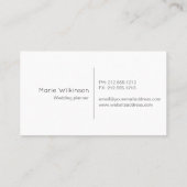 Calligraphy business card | Zazzle