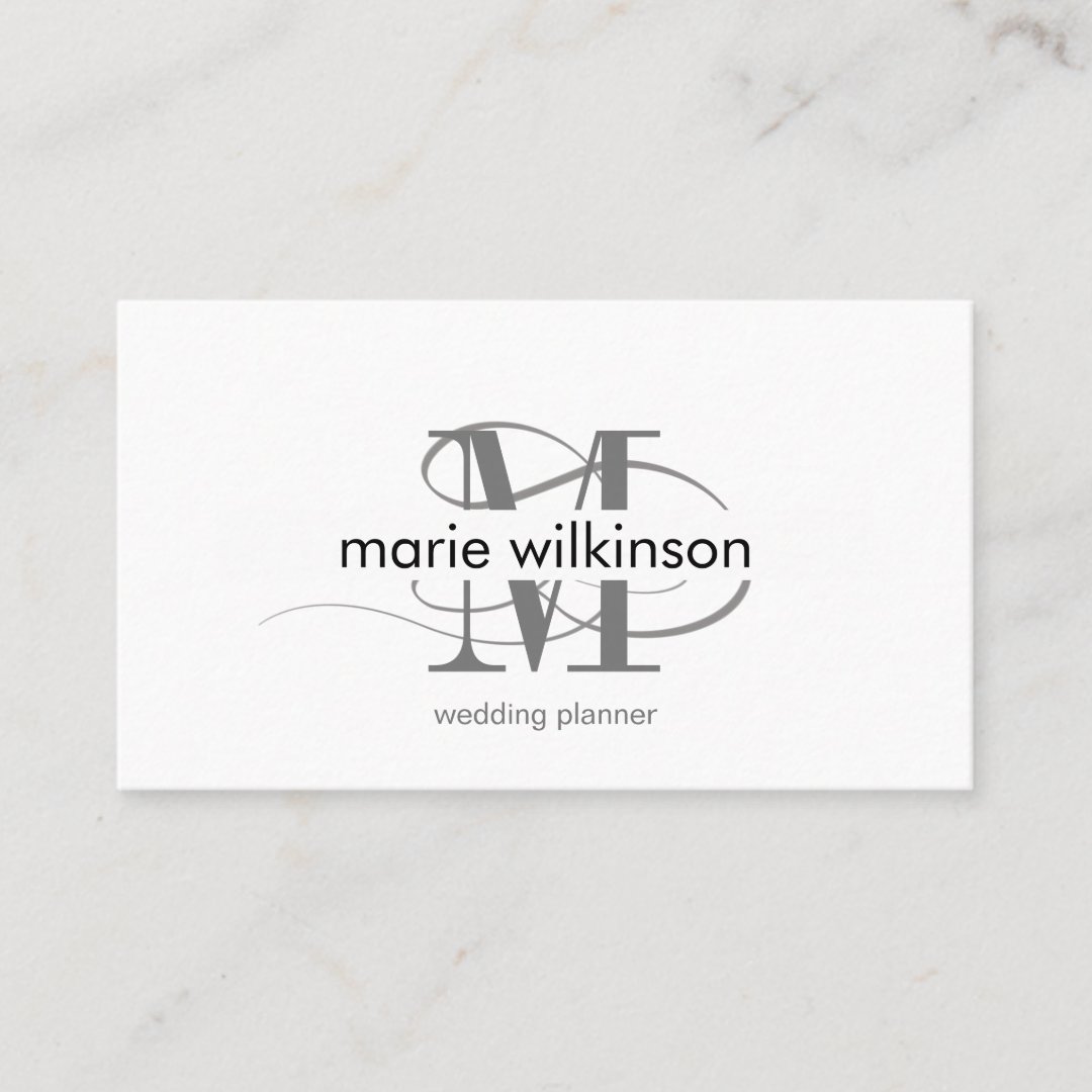 Calligraphy business card | Zazzle