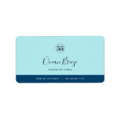 Calligraphy Editable Colors Contrast Product Label | Zazzle