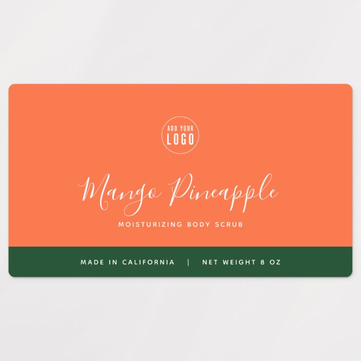 Calligraphy Editable Colors Contrast Product Labels | Zazzle.com