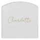 Calligraphy Gold Color Grey Custom Personal Edit Door Sign | Zazzle