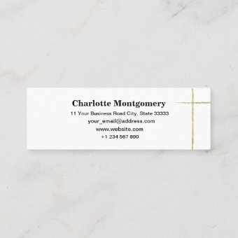 Calligraphy Gold Foil Graduation Name Card | Zazzle