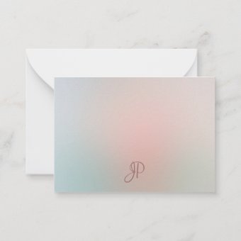Calligraphy Monogram Simple Elegant Color Template | Zazzle