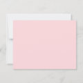 Calligraphy Script Monogram Elegant Blush Pink Note Card | Zazzle