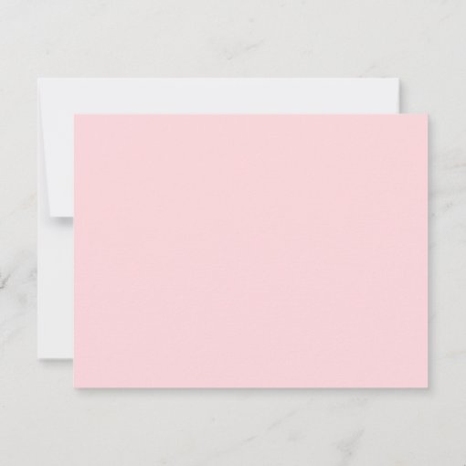 Calligraphy Script Monogram Elegant Blush Pink Note Card | Zazzle