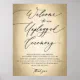 Calligraphy Script Unplugged Ceremony Wedding Sign | Zazzle
