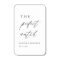 Calligraphy The Perfect Match Wedding Matches | Zazzle