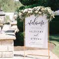 Calligraphy Welcome Wedding Sign | Zazzle