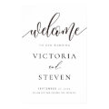 Calligraphy Welcome Wedding Sign | Zazzle