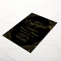 Calligraphy We're Engaged Engagement Party Foil Invitation | Zazzle
