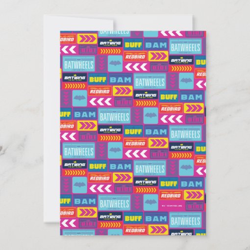 Calling All Batwheels™ Kids Birthday Invitation | Zazzle