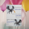 Calling All Dragons Birthday Watercolor Invitation | Zazzle