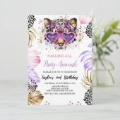 Calling All Party Animal Birthday Invitation | Zazzle