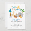 Calling All Party Animals Joint Birthday Party Invitation | Zazzle