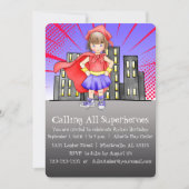 Calling All Superheroes Birthday Invitation | Zazzle