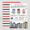 Calling all Superheroes! Superhero Birthday Party Invitation | Zazzle