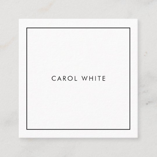 Calling card Modern Black White Business Card | Zazzle.com