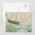 Calm River Postcard | Zazzle