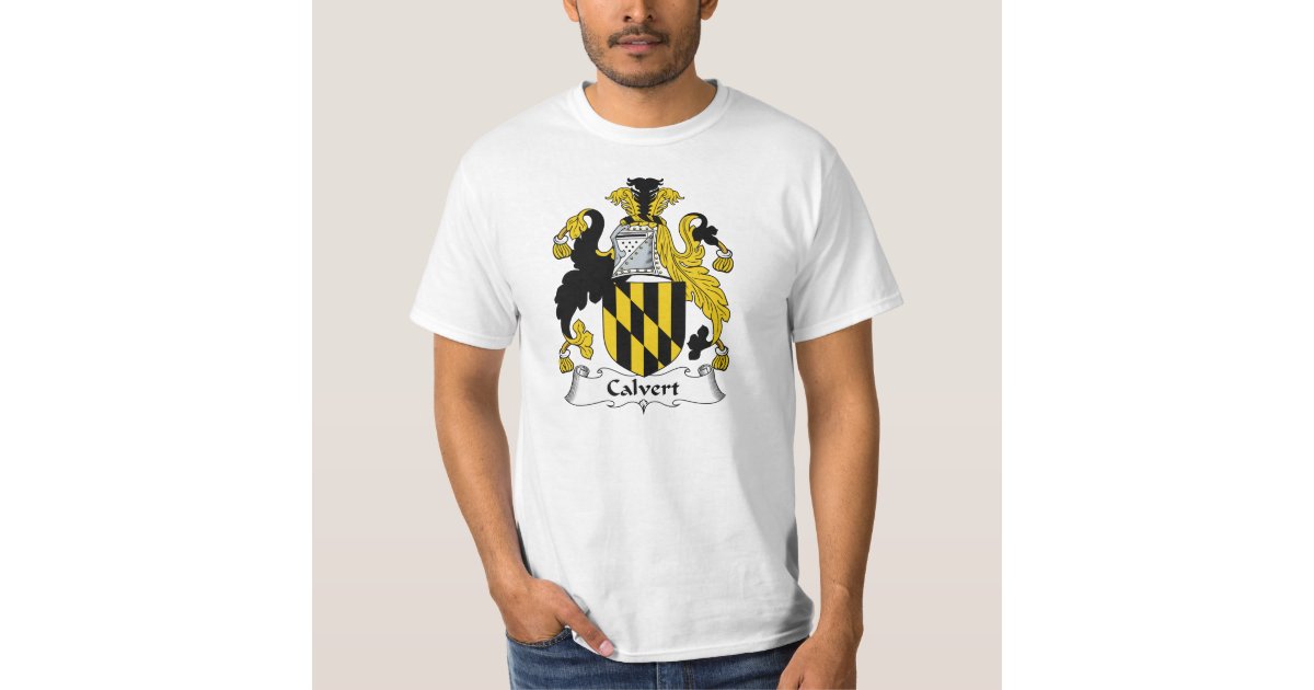 Calvert Family Crest T-Shirt | Zazzle