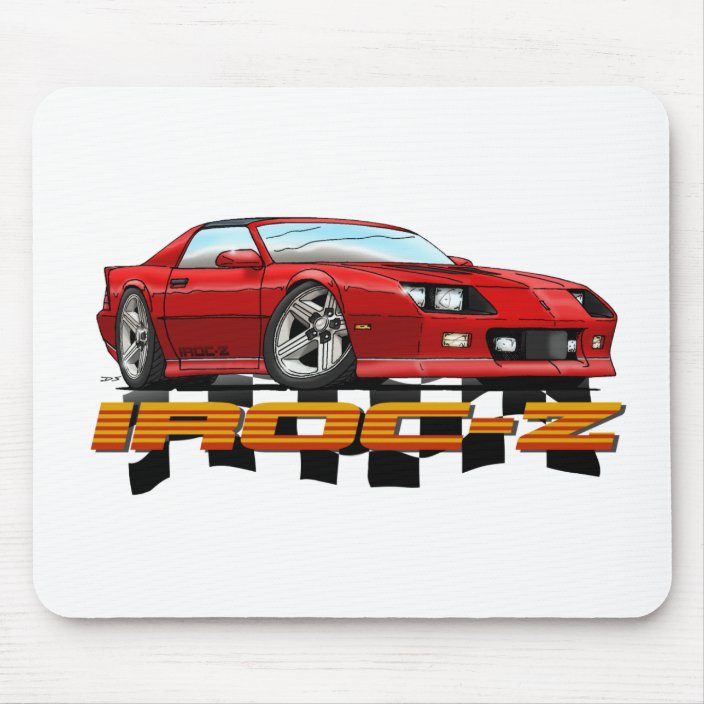 CAMARO_IROC_Z_red Mouse Pad | Zazzle.com