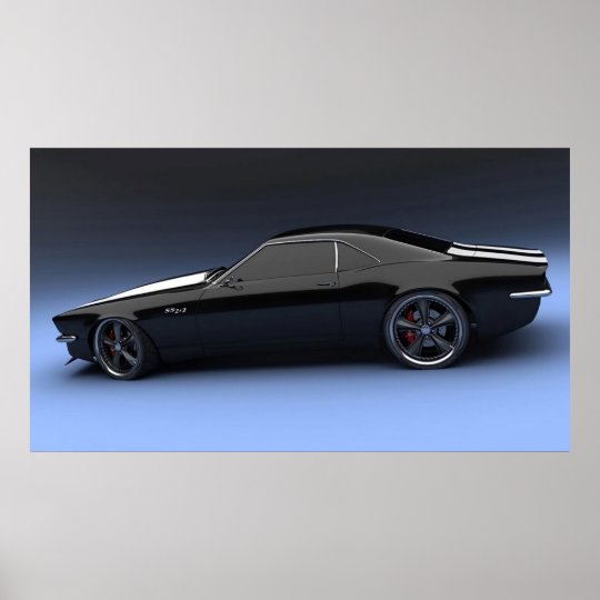 Camaro SS Sports Car Poster | Zazzle.com