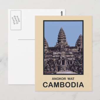 Cambodia Angkor Wat Postcard | Zazzle