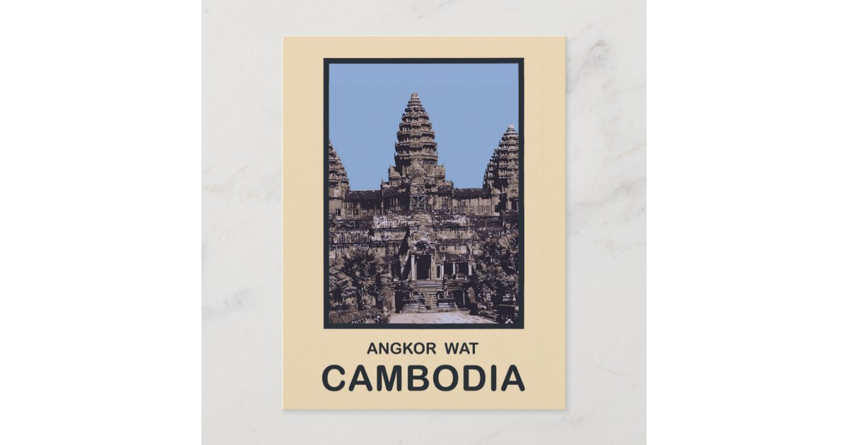 Cambodia Angkor Wat Postcard | Zazzle