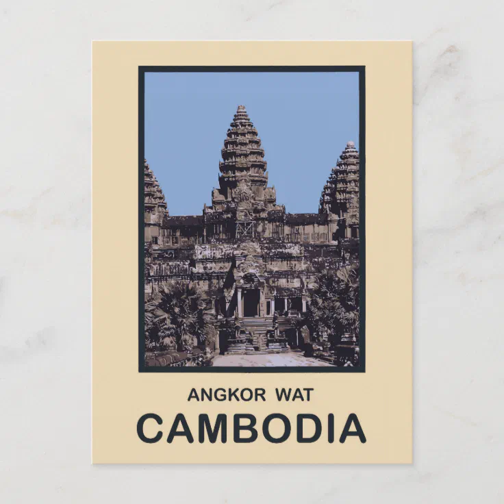 Cambodia Angkor Wat Postcard | Zazzle