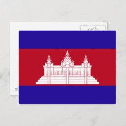 Cambodia Flag Postcard | Zazzle