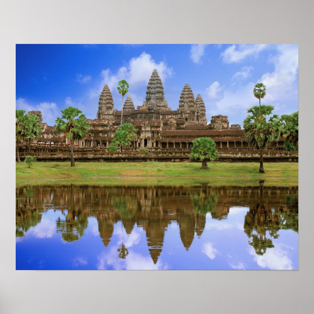 Cambodia, Kampuchea, Angkor Wat temple. Poster | Zazzle