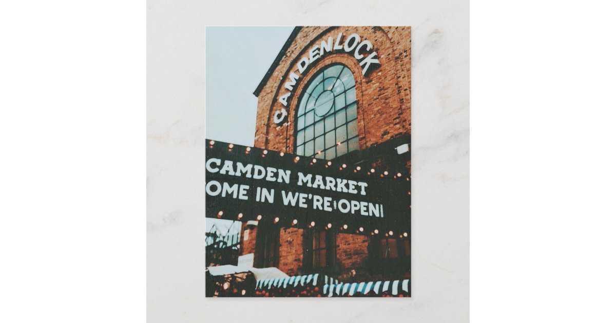 Camden Market Postcard | Zazzle
