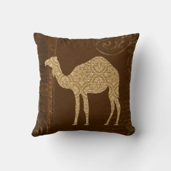 Camel Silhouette MoJo Pillow | Zazzle