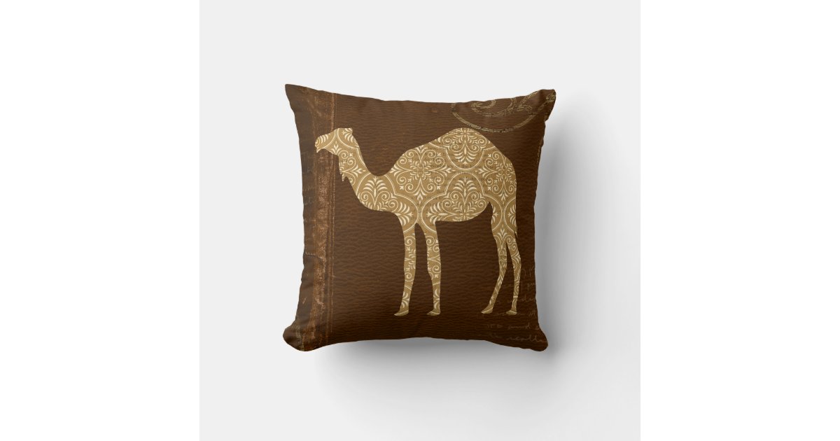 Camel Silhouette MoJo Pillow | Zazzle