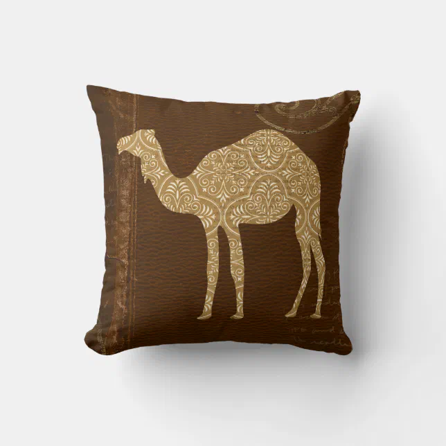 Camel Silhouette MoJo Pillow | Zazzle
