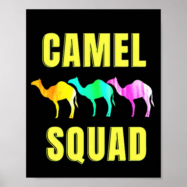 Camel Squad Poster | Zazzle