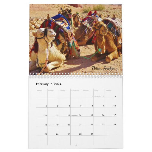 Camels of the Middle East Calendar | Zazzle