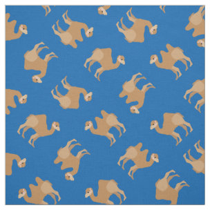 Camels Print Fabric Black | Zazzle
