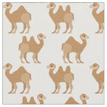 Camels Print Fabric Black | Zazzle