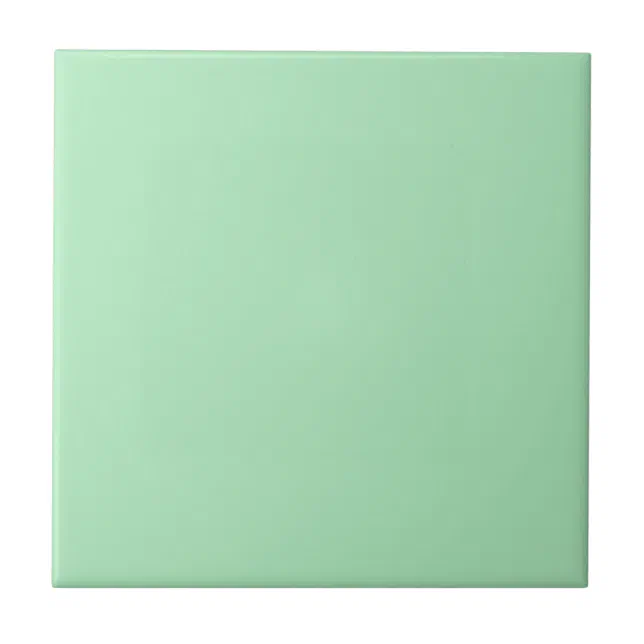 Cameo Green Mint 2015 Color Trend Template Tile | Zazzle