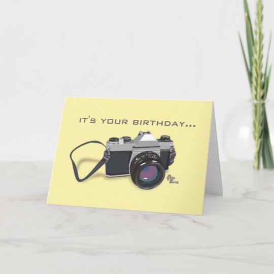 Camera Birthday Card | Zazzle.com
