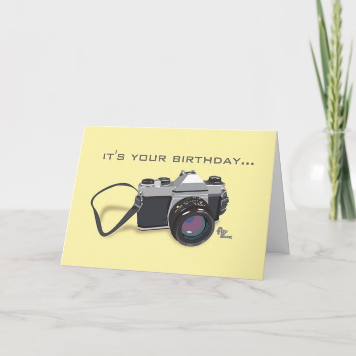 Camera Birthday Card | Zazzle.com